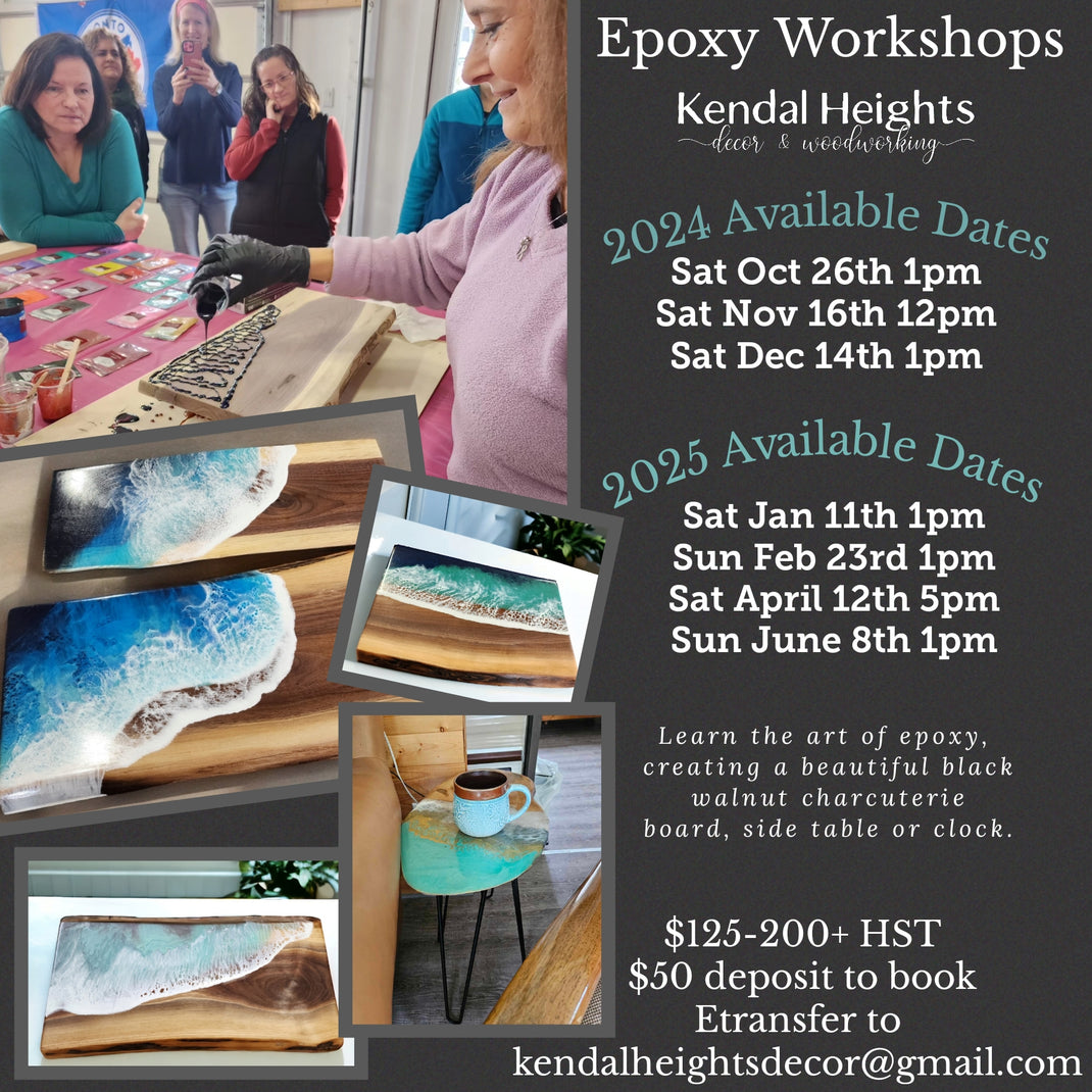 Paint & Epoxy Workshops – Kendal Heights Decor & Woodworking
