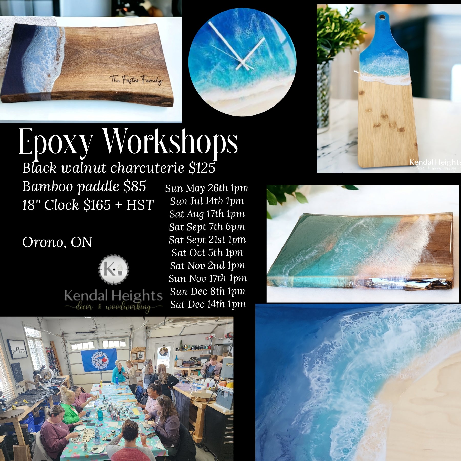 Paint & Epoxy Workshops – Kendal Heights Decor & Woodworking